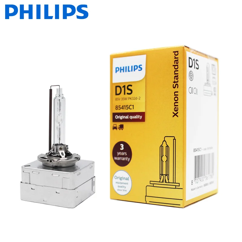 1x Philips Hid D1s 35w Xenon Standard 4200k Auto Original Headlight Car ...