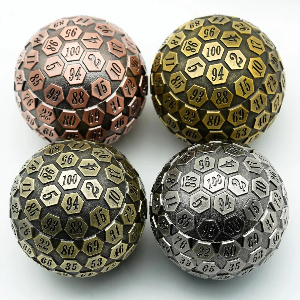 D100 Dice 100 Sided | Giant Metal Dice | Role Dice D100 | Alloy Dice ...