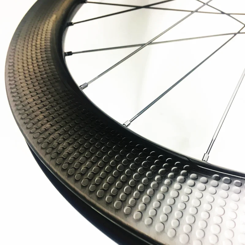 700C disc brake Wheels, disk dimple 58mm wheel rims, Carbon fiber road ...