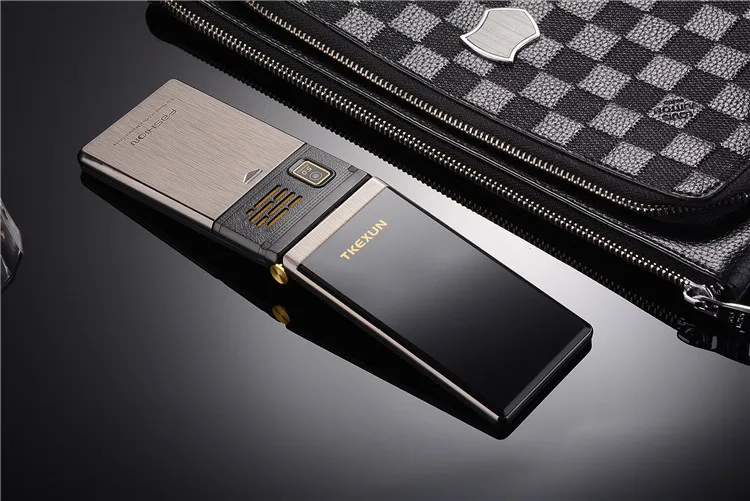 TKEXUN M2 Flip Metal Body Phone 3.0 Handwriting Screen Mobile Cellphone ...