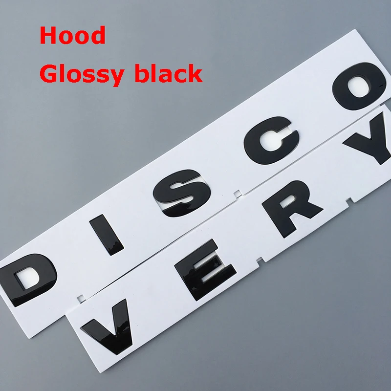 Round Font Letter Emblem Badge Special for DISCOVERY 4 Car Styling ...