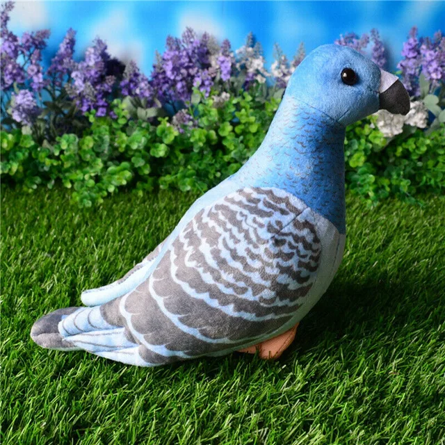 Pigeons Bird Plush Toy Real Life Simulation Animal Dolls for Children ...
