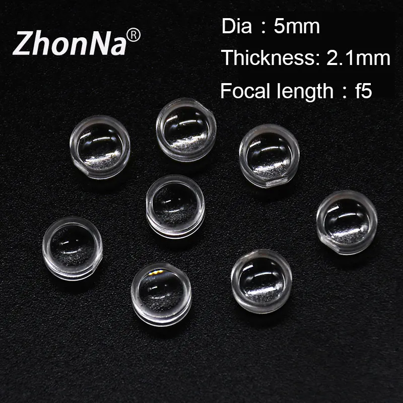 5mm Diameter Optical Focusing Lens F5 Focal Length Laser Installation ...