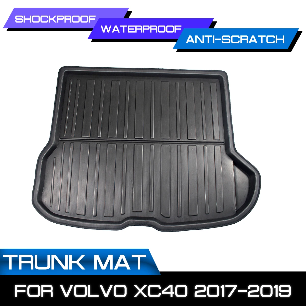 For Volvo XC40 2017 2019 Mat Boot Liner Floor Carpet Car Tray Boot ...