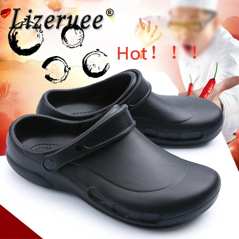 Chef Kitchen Working Sandals | Kitchen Shoes Men | Men Sandals Work ...