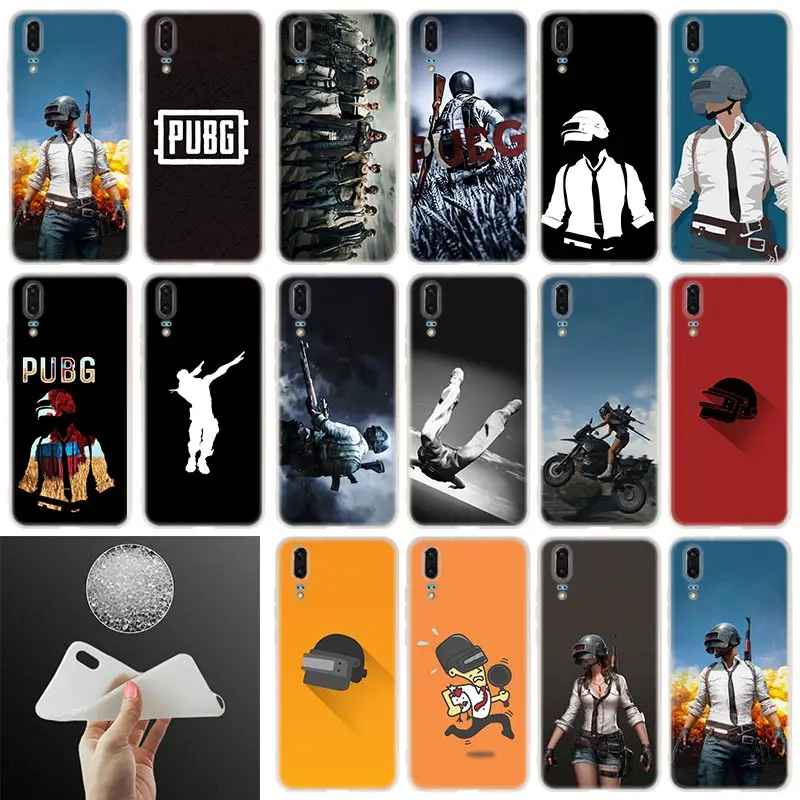 Soft Silicone Case gane pubg For Huawei P50 P40 P30 P20 Pro Lite E P ...