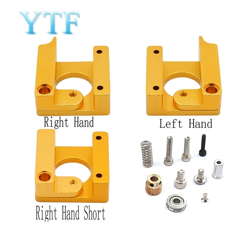 3d Printers Parts Mk8 Extruder Aluminum Alloy Block For 1.75mm Filament ...