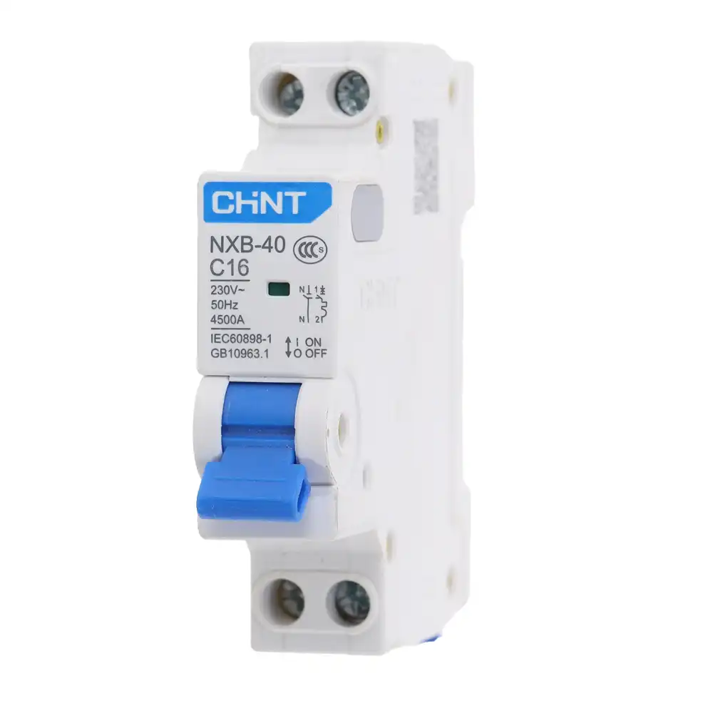 CHINT NXB 63 1P AC 230/400V miniature circuit breaker C 6 10 16 20 25 32 40 50 63A overload ...