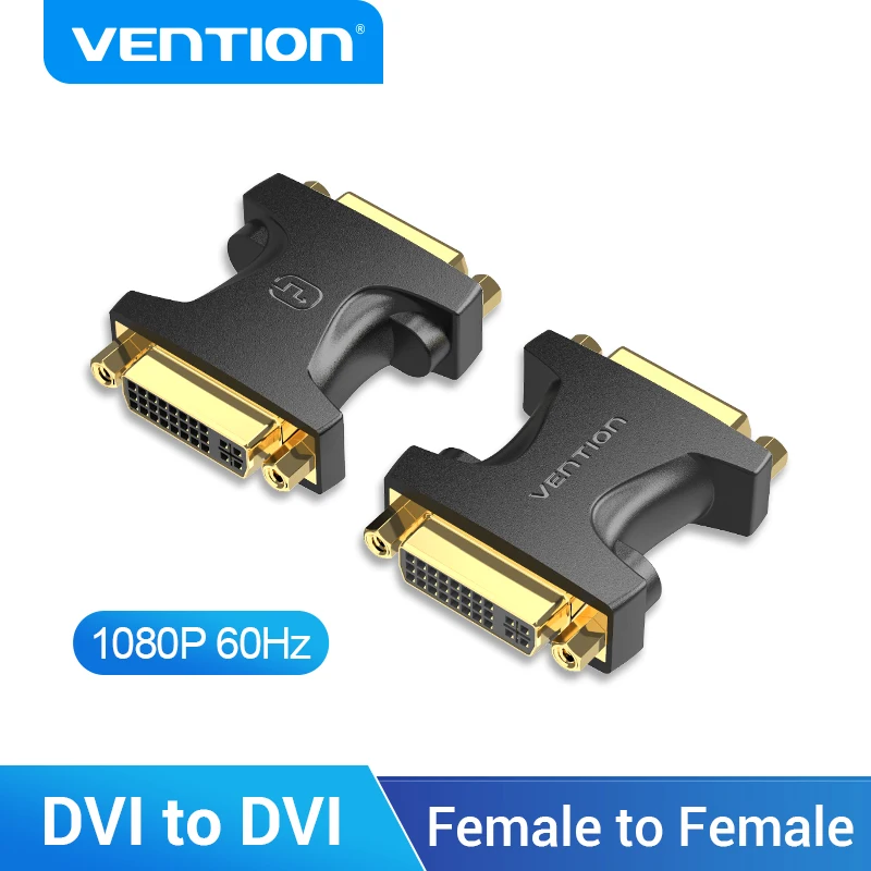 Vention Dvi Adapter Dvi-i 24+5 Female To Male Extension Adapter 1080p ...