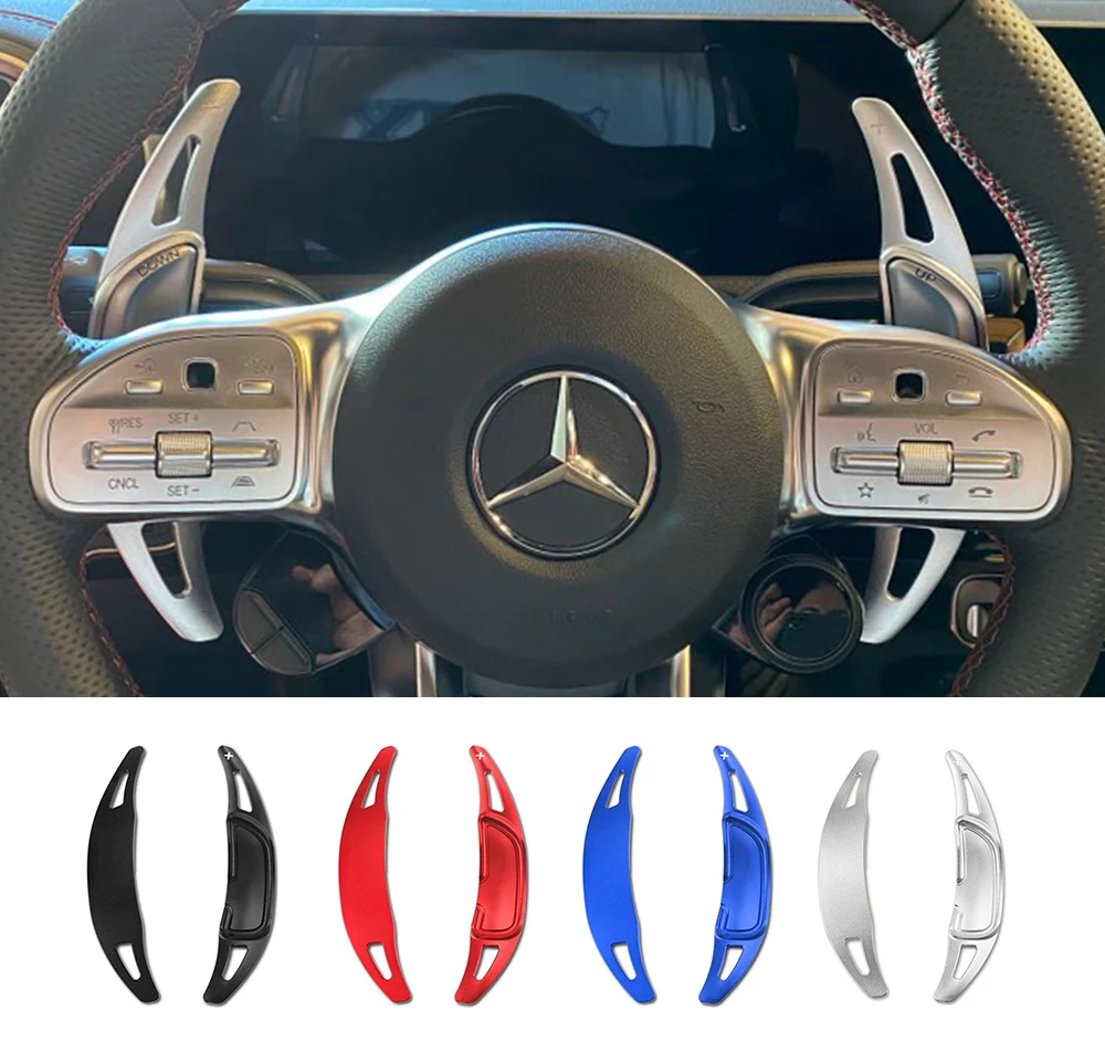 For Mercedes-benz Amg A45 C63 G63 Glc43 Gle63 Sl63 Steering Wheel Shift ...