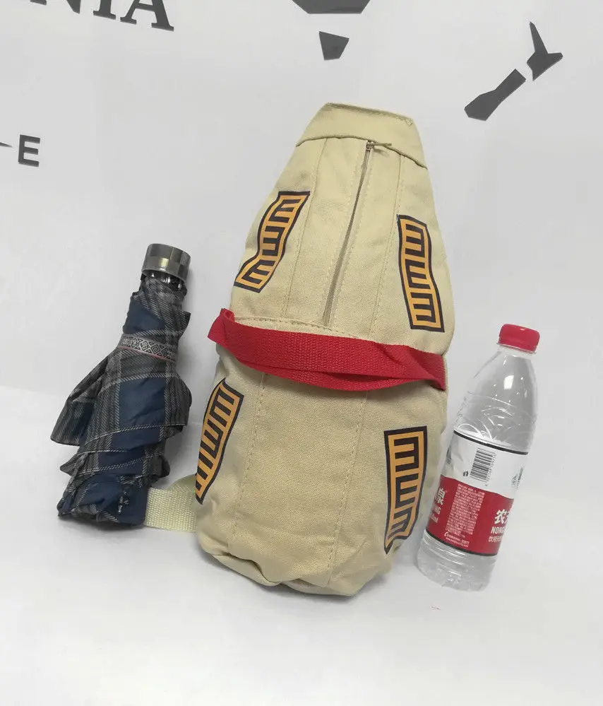 Anime Naruto Gaara Canvas Gourd Satchel Backpack Sling Shoulder Bag ...