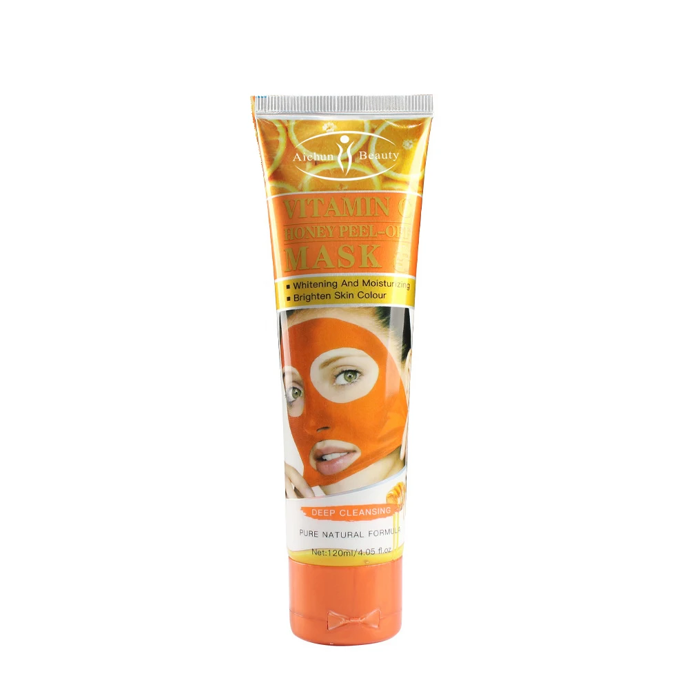 120ml 비타민 C 추출물 허니 필링 마스크 스킨 리프팅 딥 더트 과잉 오일 제거 효과적으로 모공 제거 눈물 풀 마스크