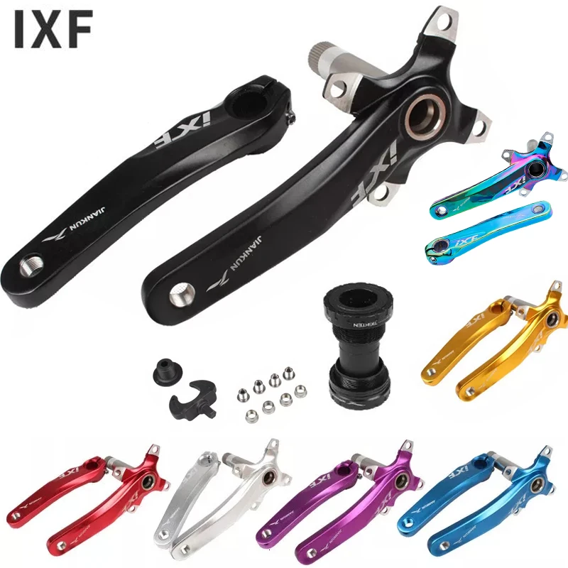 Ixf Hollowtech 2 Mtb 크랭크 세트 자전거 크랭크 암 커넥팅로드 자전거 캐리지 파워 미터 도로 자전거 부품 104 Bcd 파워 미터 크랭크셋 크랭크암자전거