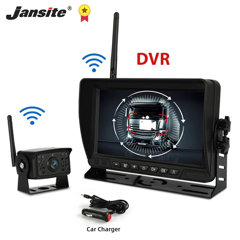 7 Jansite polegada Car DVR Traço Camera Recorder 720P IPS Gravação em ...
