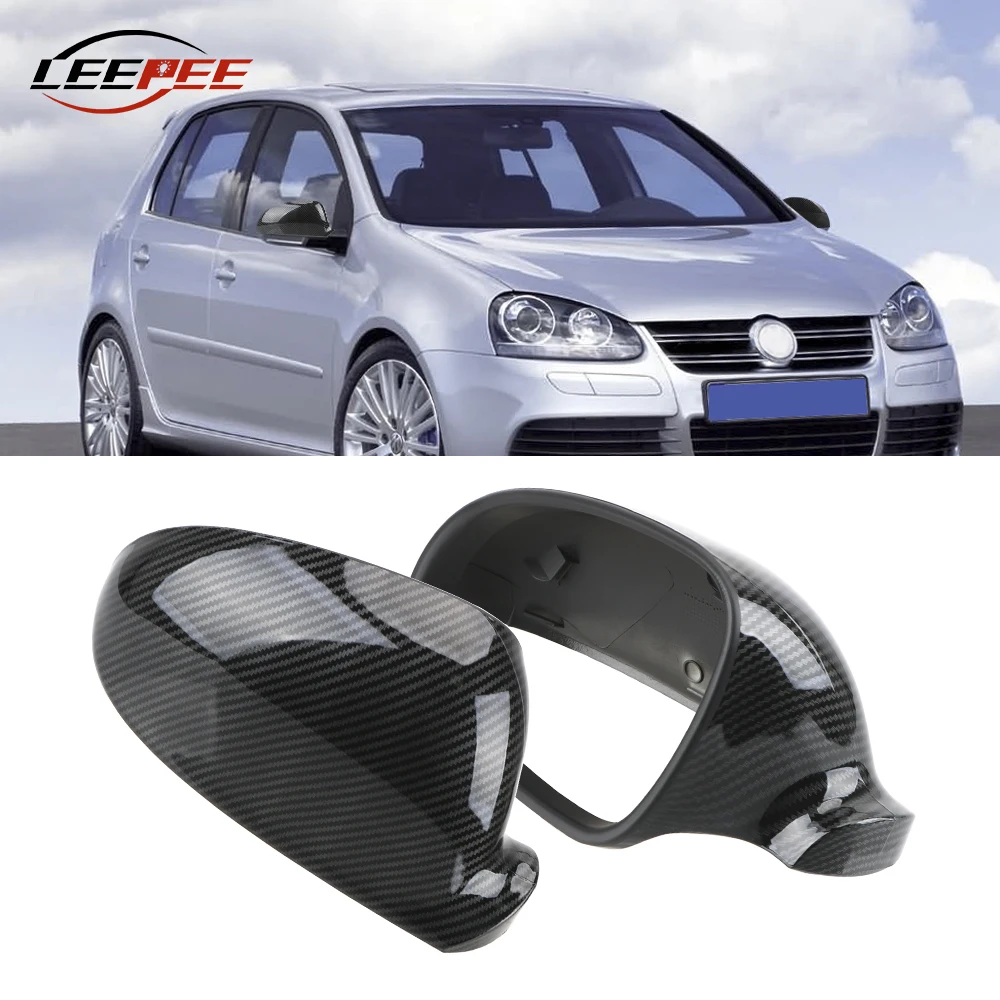 Car-Side-Rear-View-Mirror-Covers-Housing-For-VW-Golf-5-MK5-Jetta-2006 ...