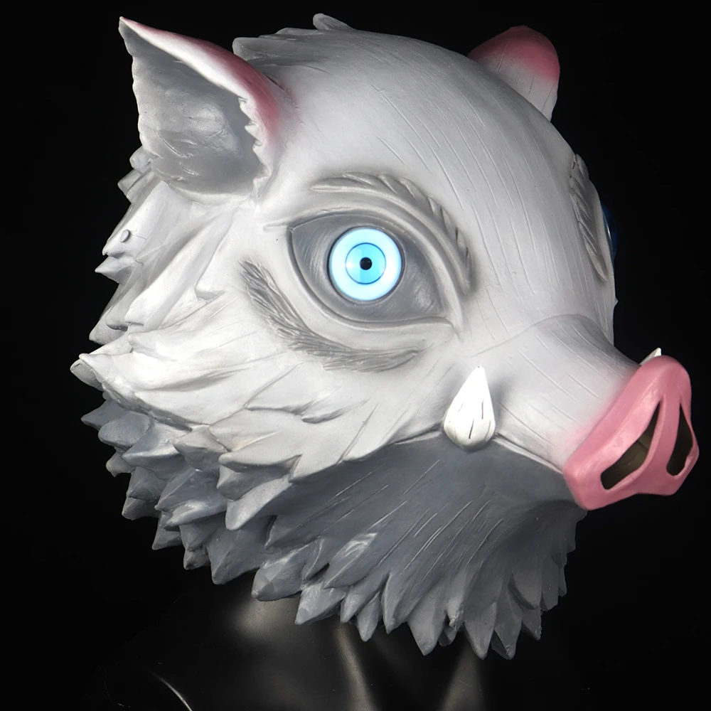 Kimetsu No Yaiba Hashibira Inosuke Helmet Cosplay Mask - AllCosplay.com