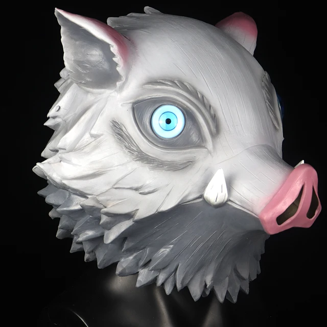 Kimetsu No Yaiba Hashibira Inosuke Helmet Cosplay Mask - AllCosplay.com