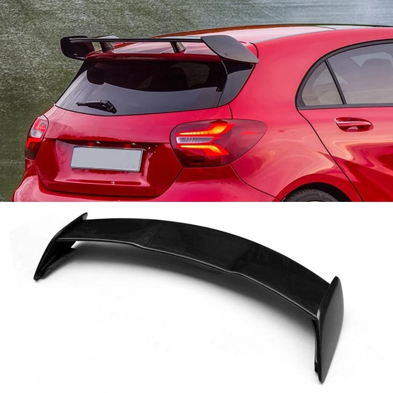 High Quality Black Carbon Fiber Spoiler For Mercedes Benz W176 A-class ...