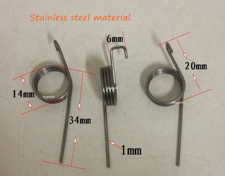 Resorte de torsión de acero inoxidable de alta calidad, resortes ...