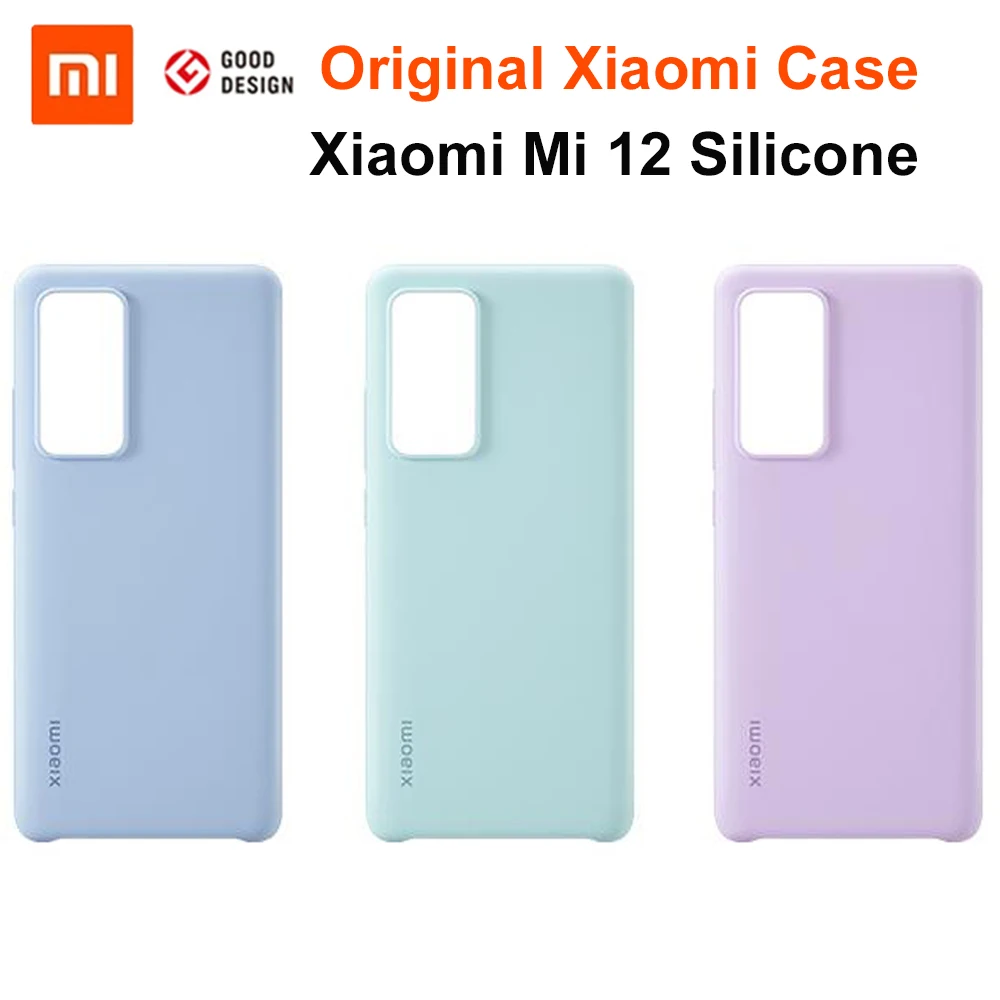 Original-Xiaomi-Mi-12-12S-12-Pro-12X-Case-Silicone-Case-Skin-friendly ...