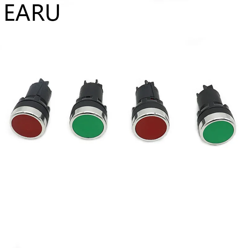 22Mm-Sesaat-Self-Istirahat-Listrik-Push-Button-Switch-Hijau-Merah-1NO ...