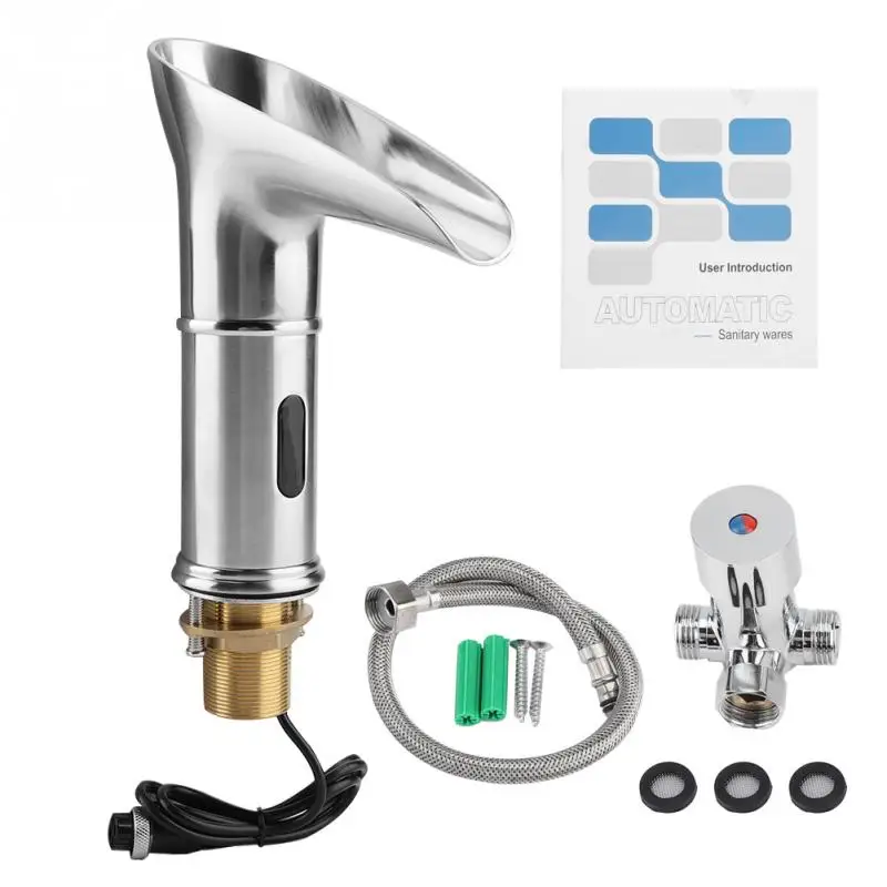 Sensor Touchless Motion Led Waterfall Sensor Faucet Activated Automatic
