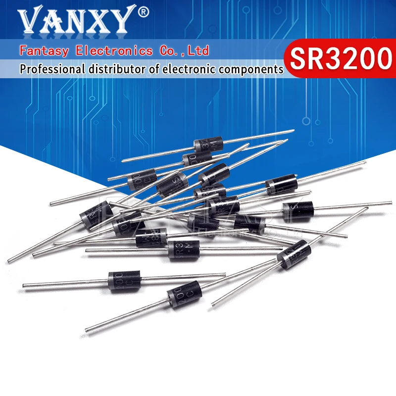 Diodo Schottky, 10 piezas, SR3200, SB3200, 3A, 200V|schottky diode|3a ...