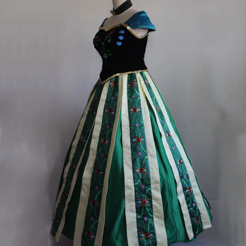 Frozen Anna Green Dress Pattern