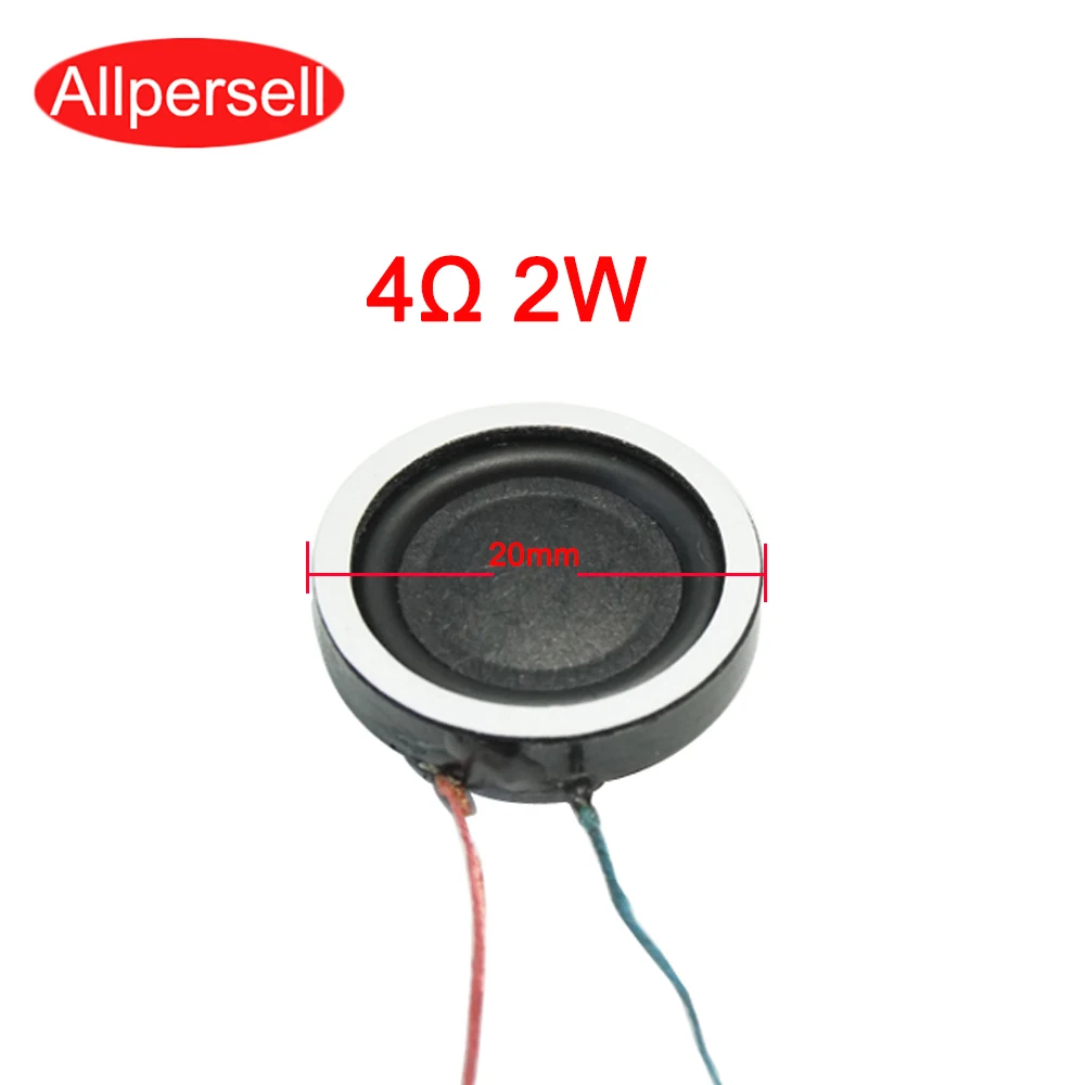 Laptop modified round speaker 2CM 4R ohm 2W ultra-thin composite ...
