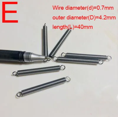 0.2mm wire Micro Small tension spring extension springs – The Most ...