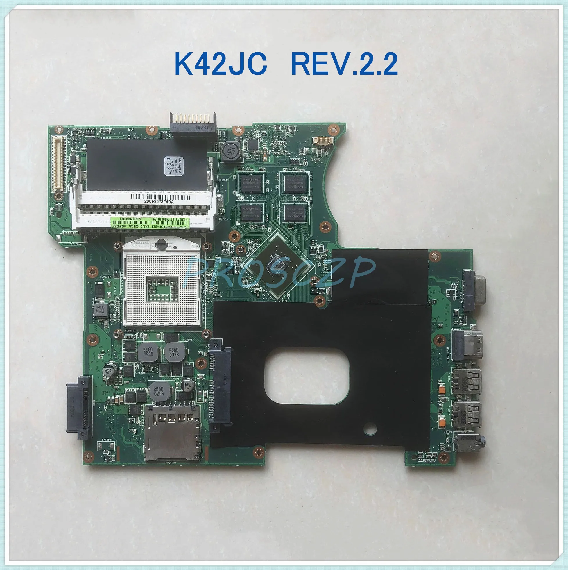 Placa mãe para computador portátil asus k42j k42jc k42jc rev.2.2 hm55 ...