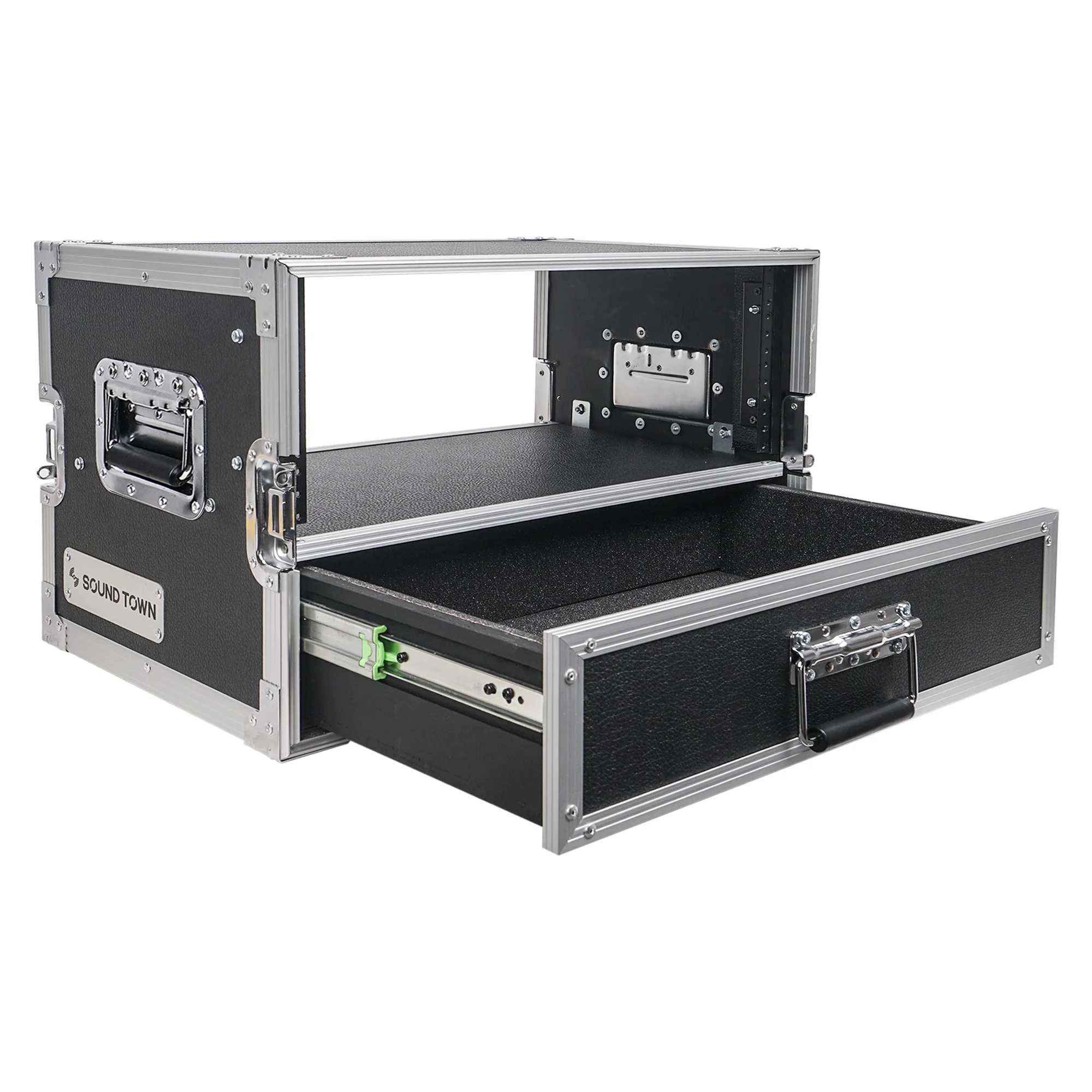 Sound-Town-4U-Rack-Case-with-2U-Rack-Drawer-for-19-Amps-Mixers ...