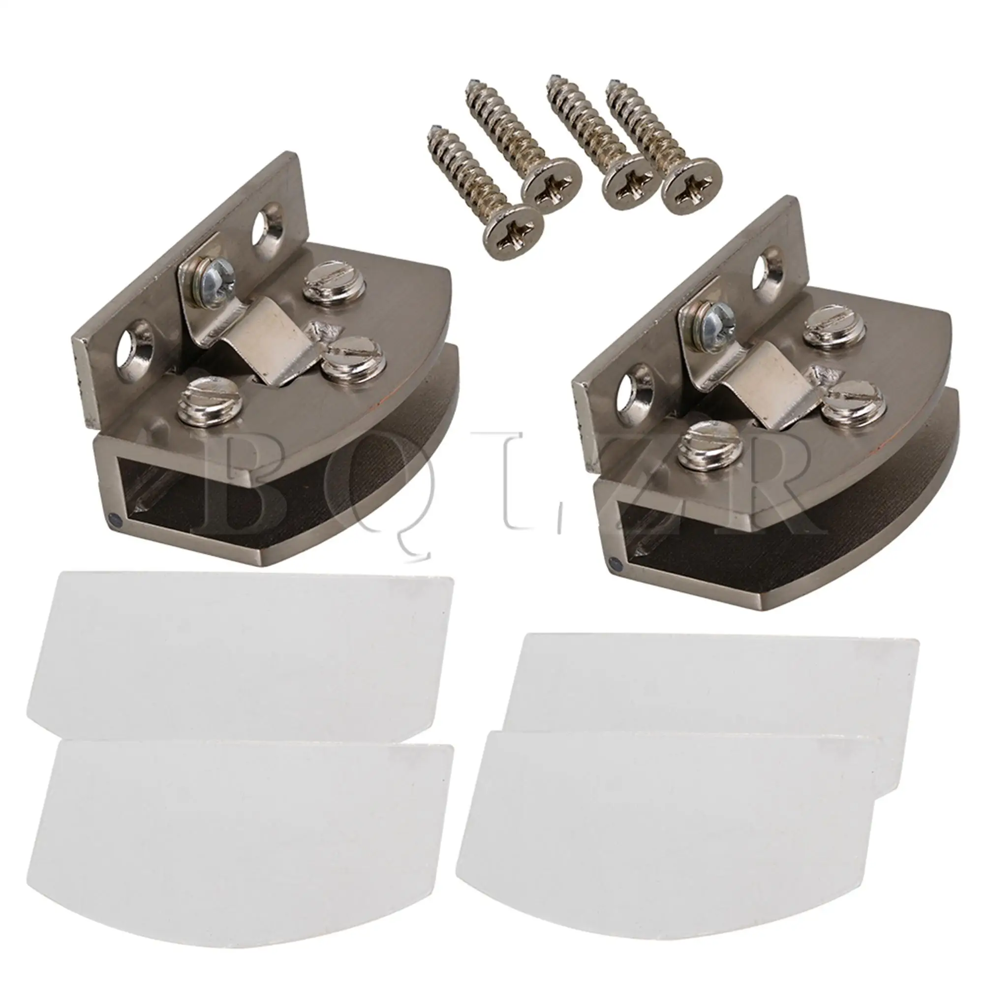 Bqlzr Glass Door Clamp Hinge For Bathroom Cabinet Cupboard Glass Door ...