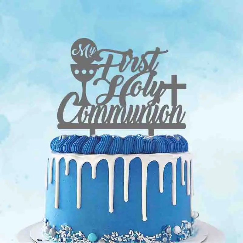 First Communion Cake Toppers Boys