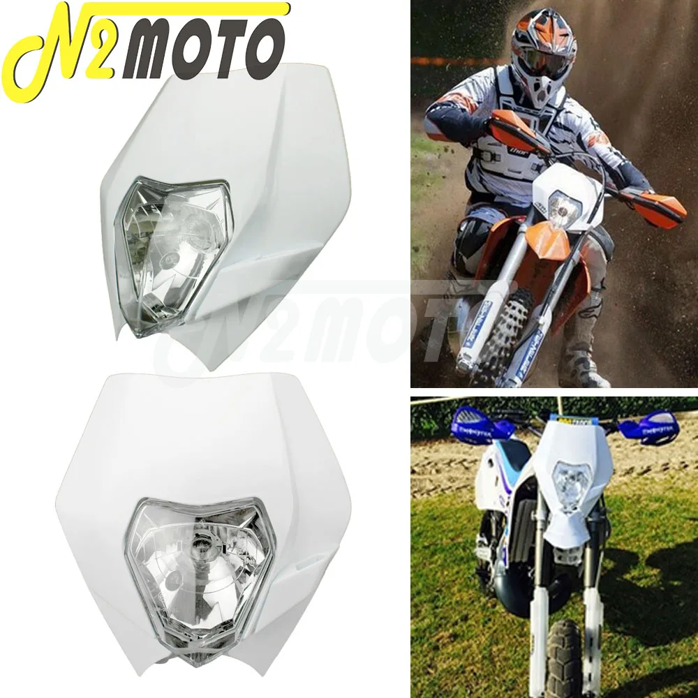 Motocross-Headlight-Fairing-Enduro-Headlight-Dual-Sport-Front-Lamp ...