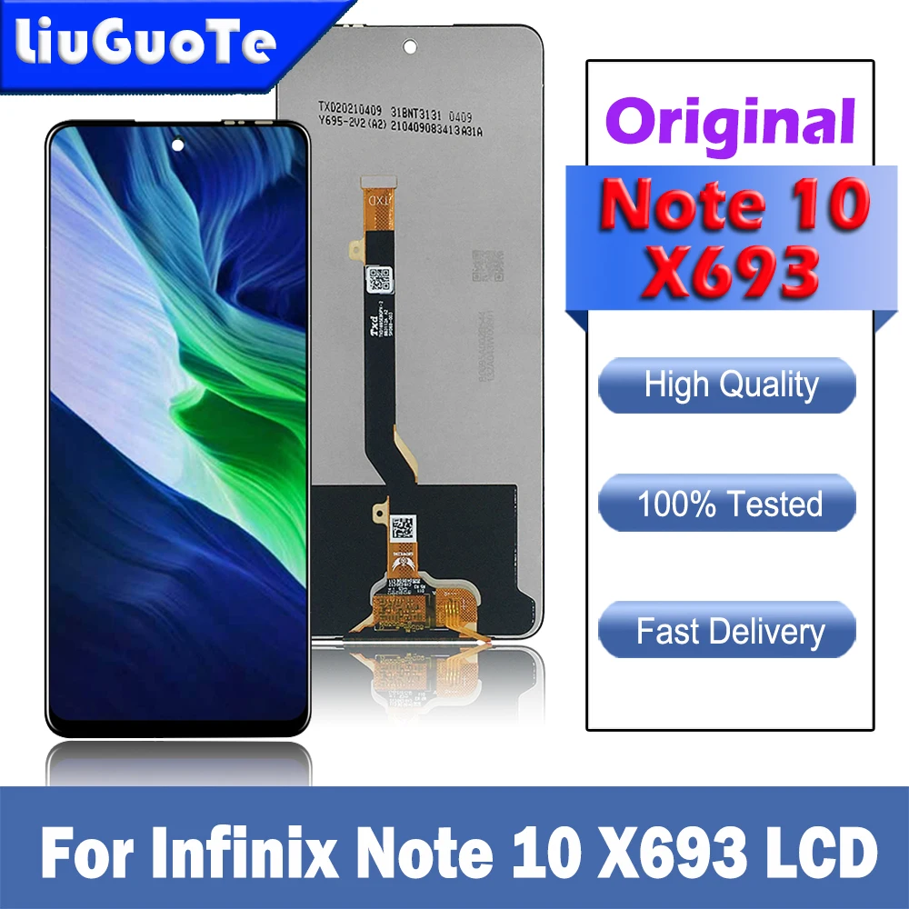 6-95-Original-New-For-Infinix-Note-10-X693-LCD-Display-Touch-Screen ...