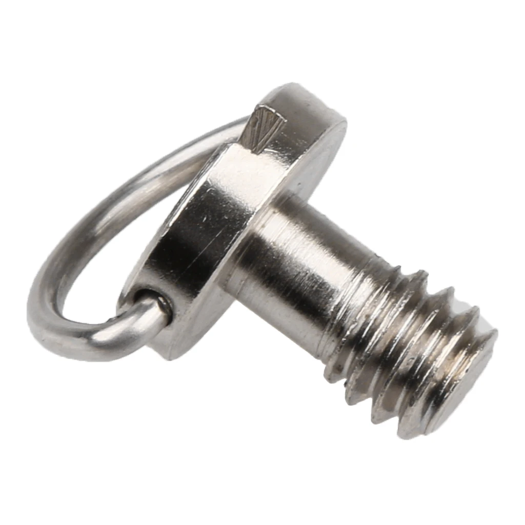 1/4" D-ring Iron Screw For Camera Tripod Quick Release Plate ...