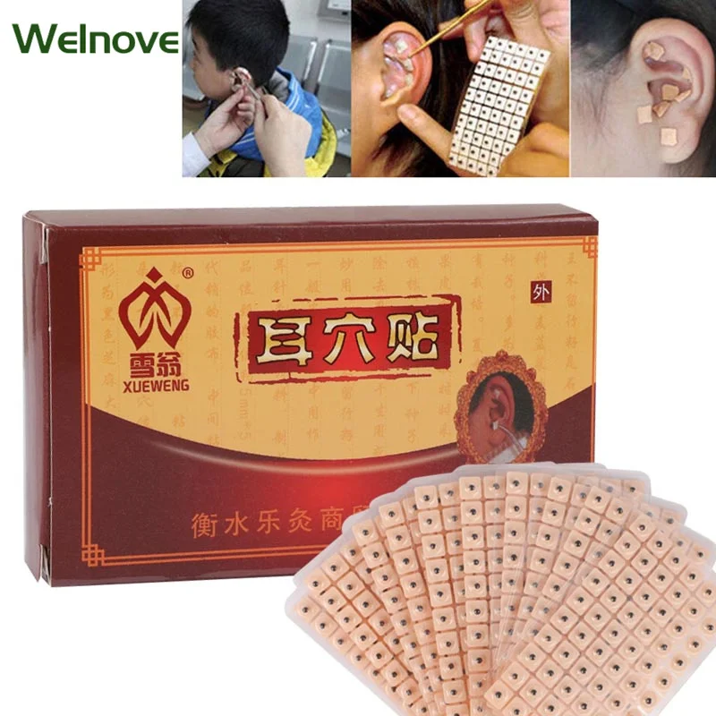 【wenfangdianpu】600Pastes Magnetic Therapy Ear Patch Auricular ...