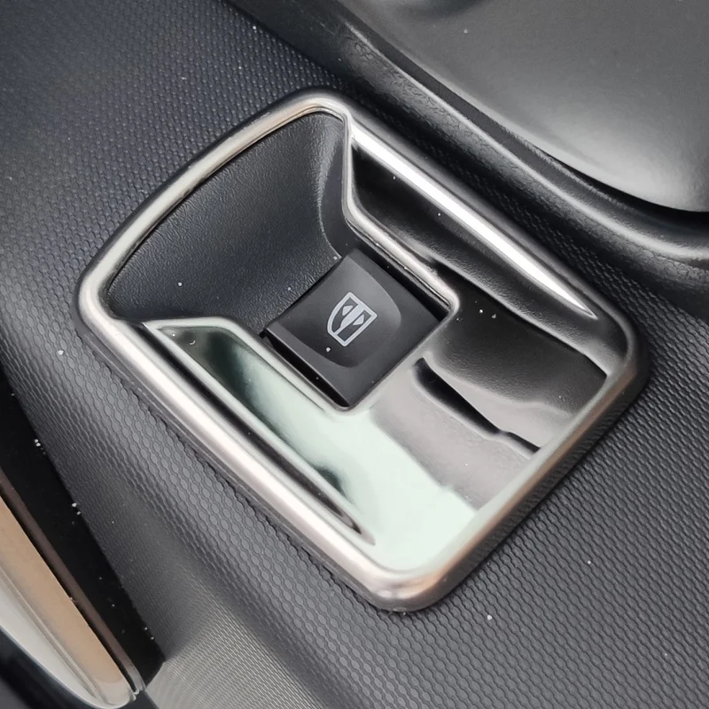 Stainless Steel Interior Door Window Switch Control Decorative Cover ...