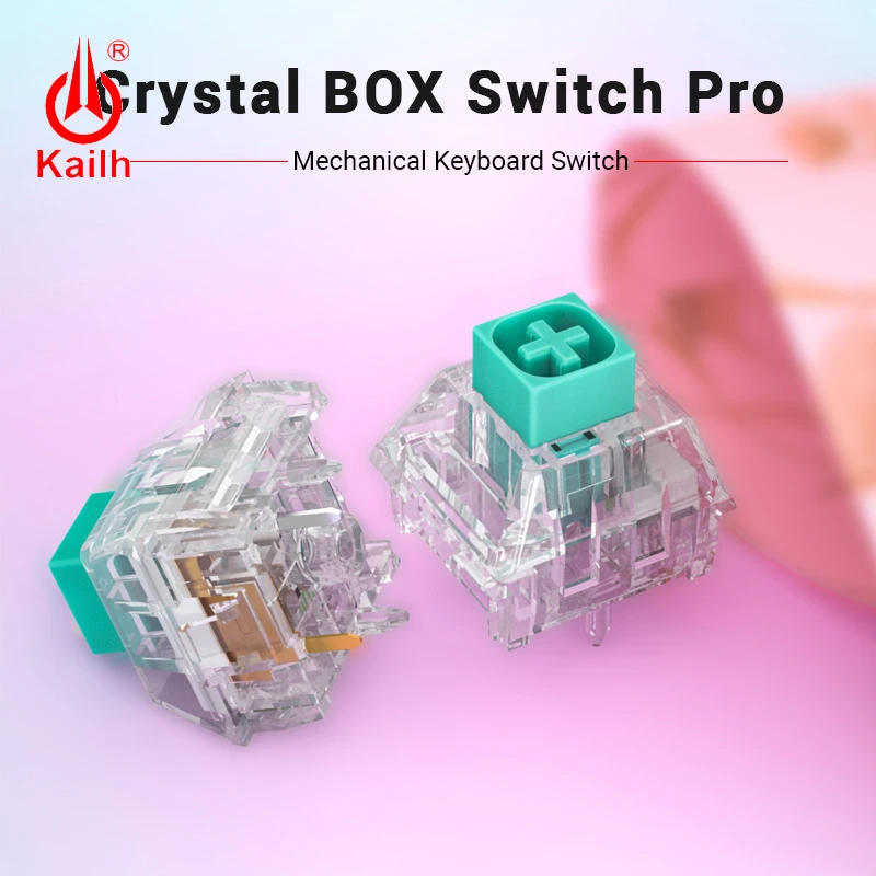 10pcs Kailh Crystal Box Switch Pro Mechanical Keyboard Diy Rgb/smd ...
