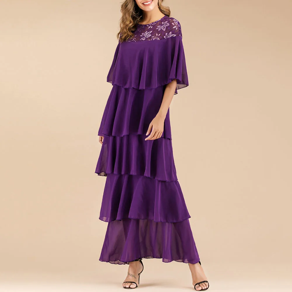 Purple Layered Dress