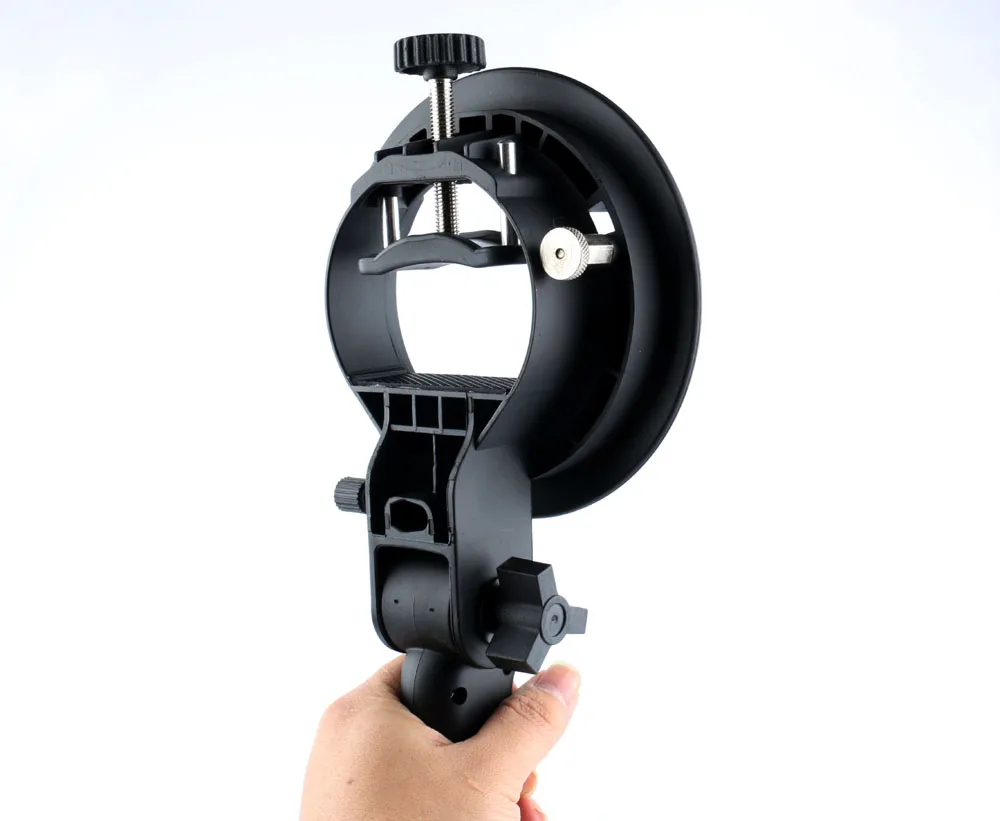 Handheld Grip S Type Bracket Bowens S Mount Holder for Speedlite Flash ...