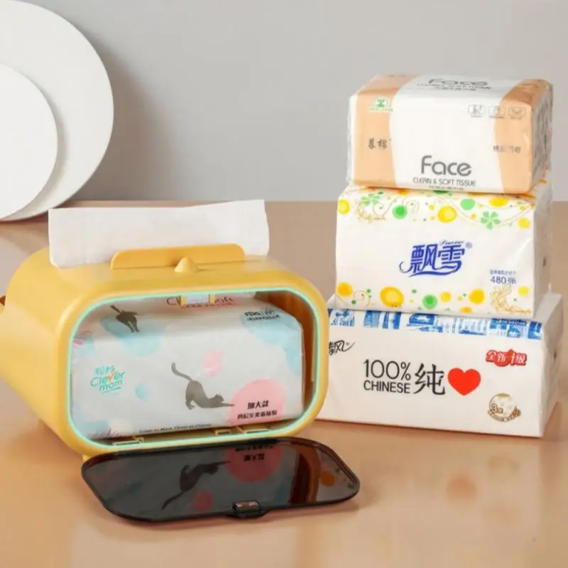 Nordic Simple Multifunctional Creative Tissue Box Cute Tissue Organzier ...