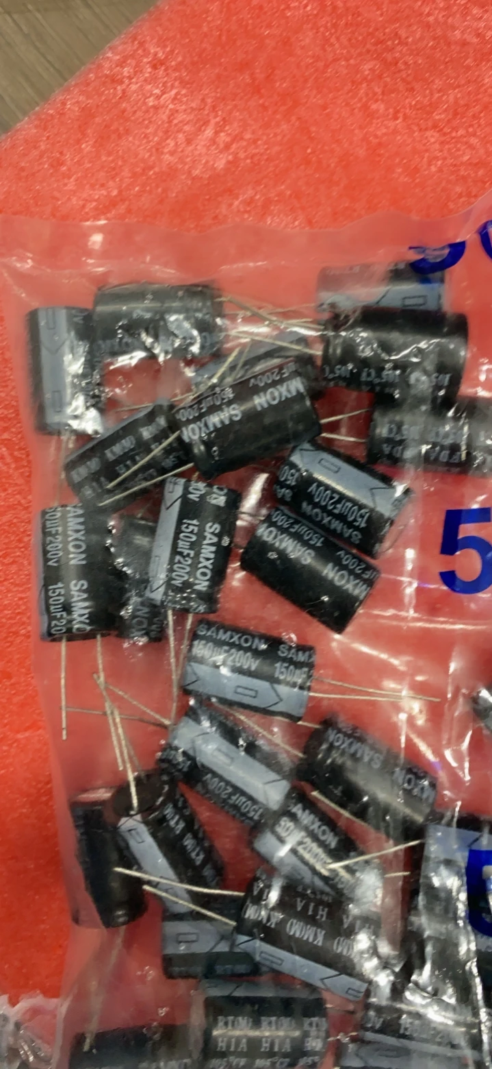 150uF 200V 18*25MMM Aluminum Electrolytic Capacitor 200V150uF ...