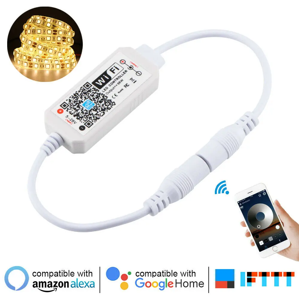 Magic Home WiFi Led variateur contrôleur télécommande sans fil DC5V 12V ...