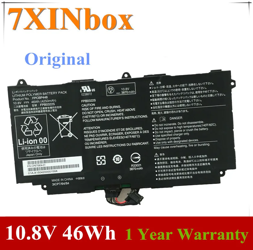7XINbox-10-8V-46Wh-4250mAh-Original-FPB0322S-FPCBP448-Laptop-Battery ...