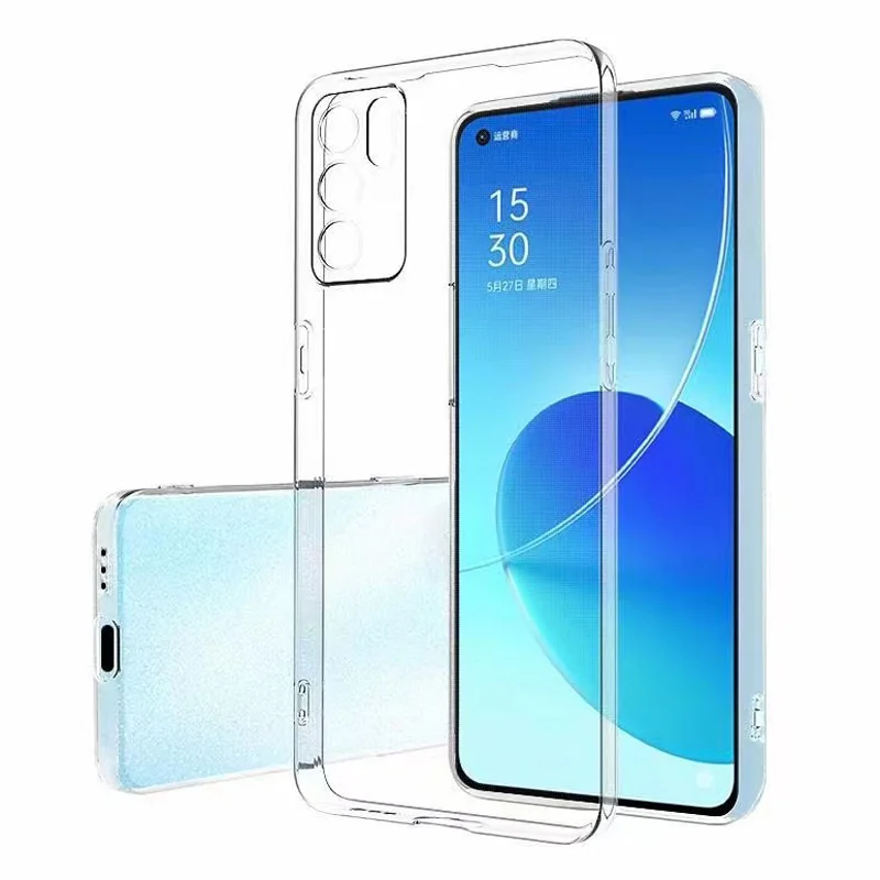 Clear-Case-for-Oppo-Reno9-Reno6-Pro-Plus-5G-Silicon-Phone-Back-Cover ...