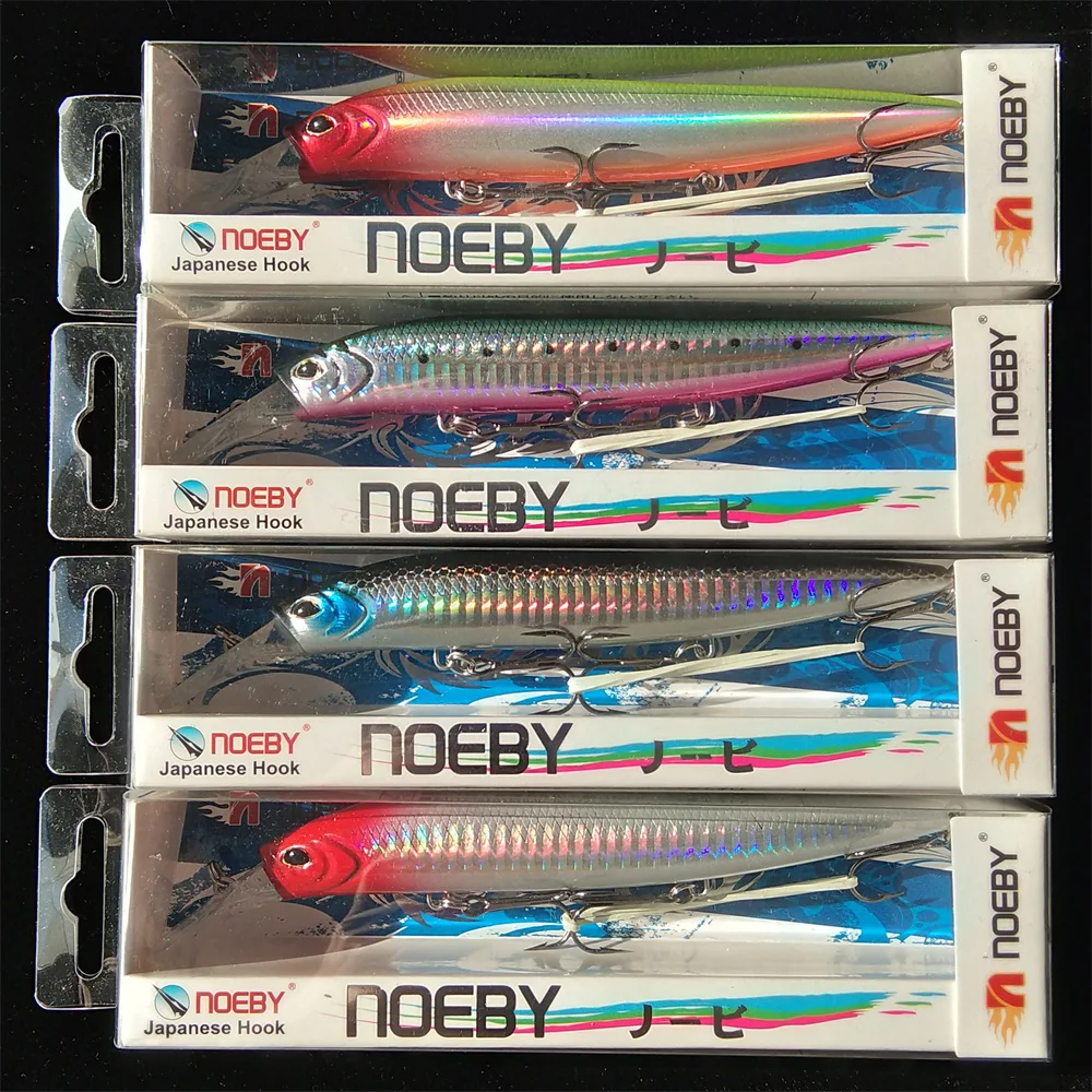 Noeby-4pcs-135mm-41g-Sinking-Minnow-Fishing-Lures-Wobbler-Jerkbait-Long ...