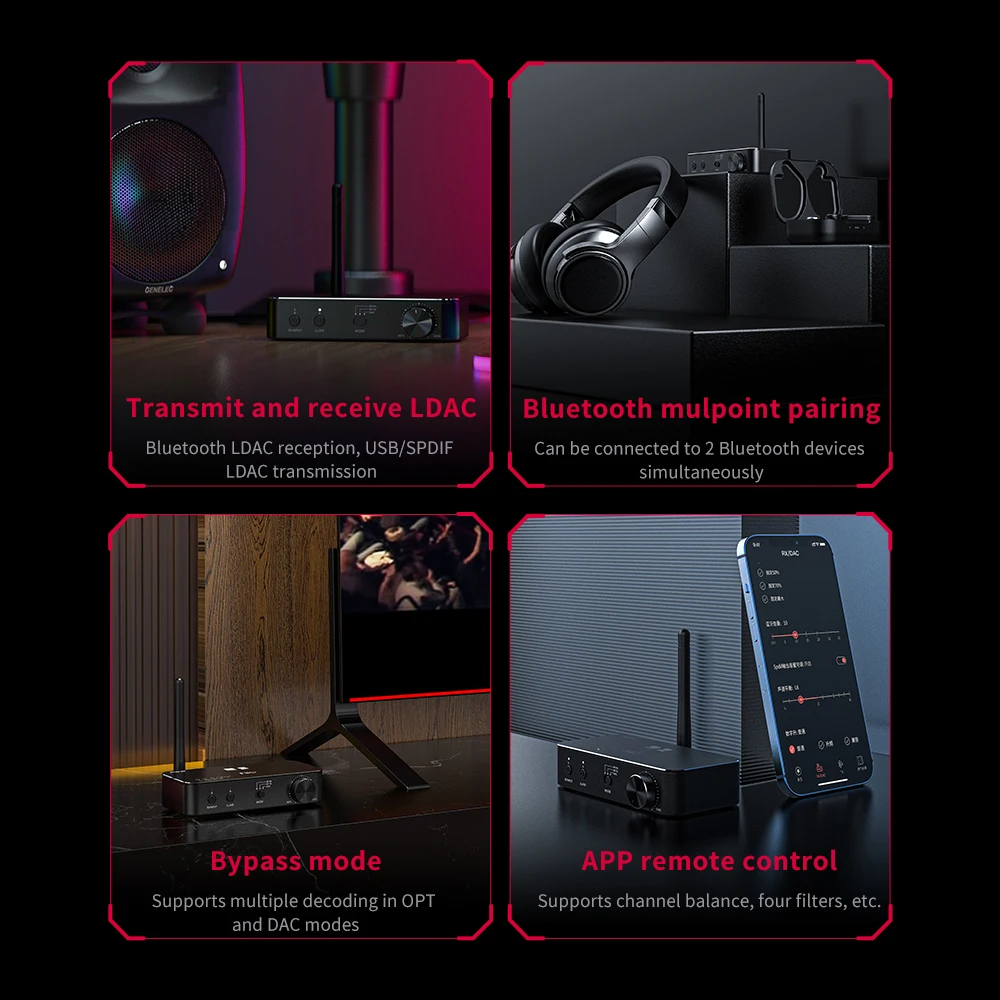 FiiO BTA30 Bluetooth レシーバー トランスミッター LDAC - PC/タブレット