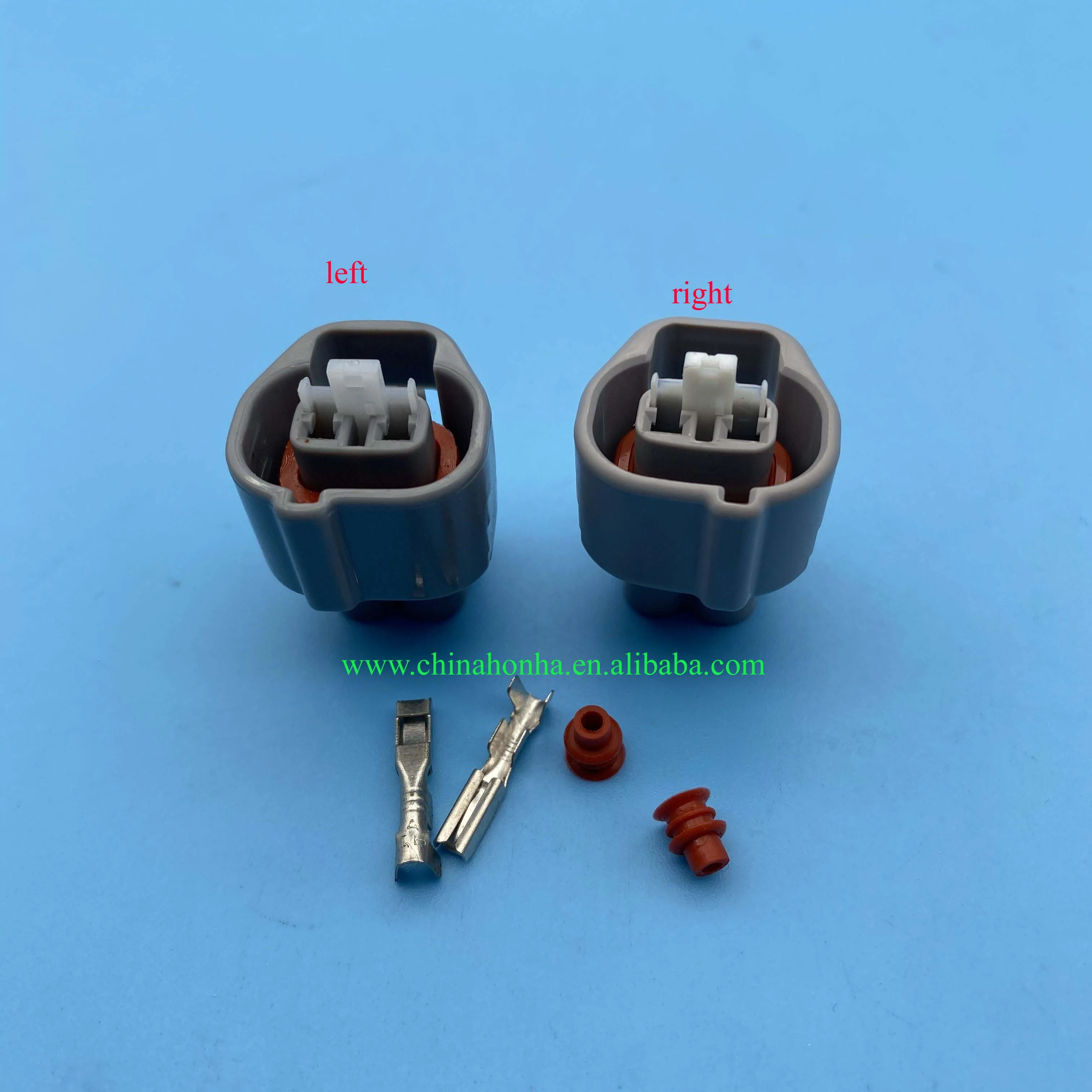 2-pin Automotive Electrical Connector Left And Right Slots 90980-11156 ...